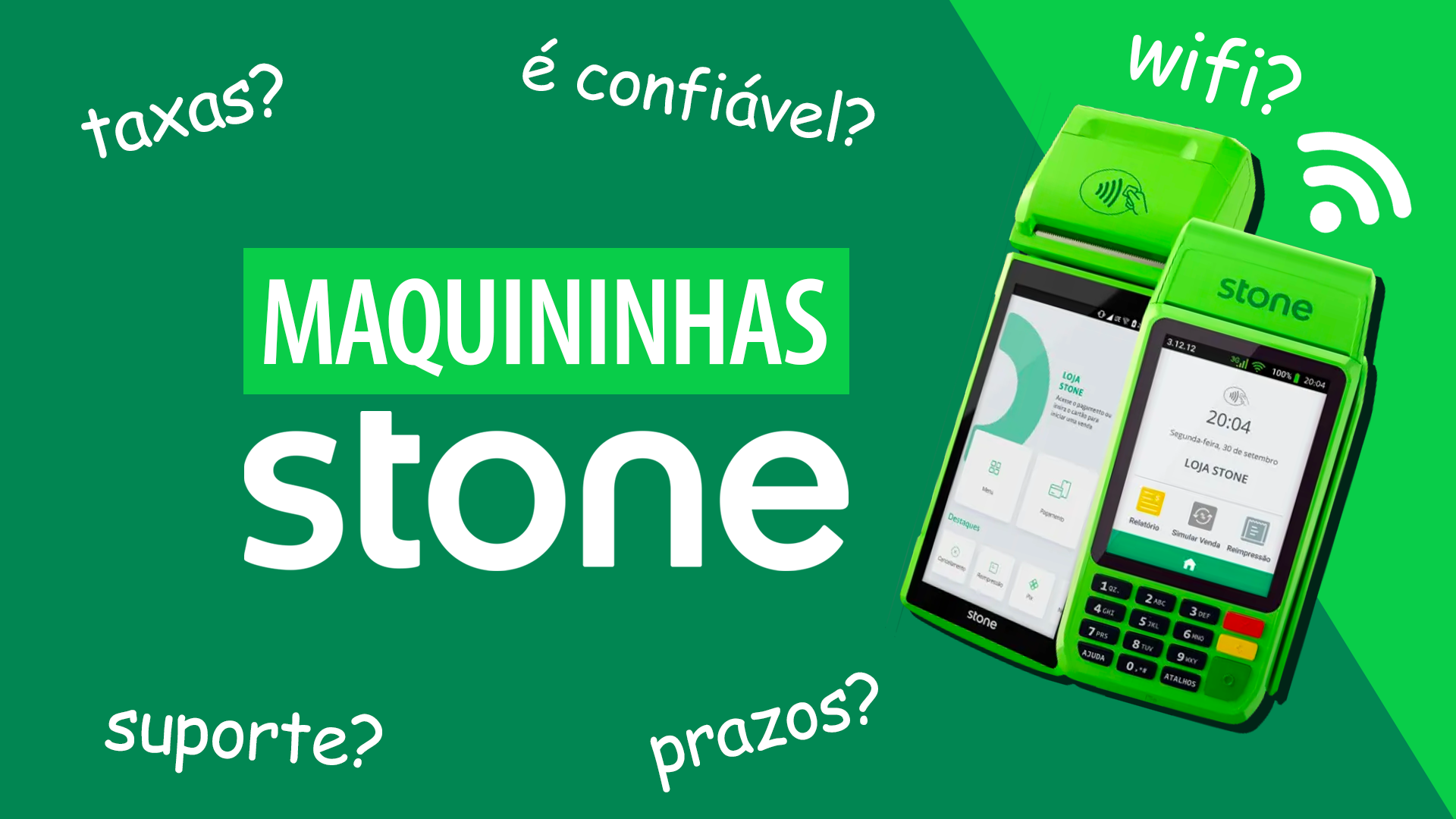 Maquininha Stone: A maquininha parceira do seu negócio - Renata Carbonero